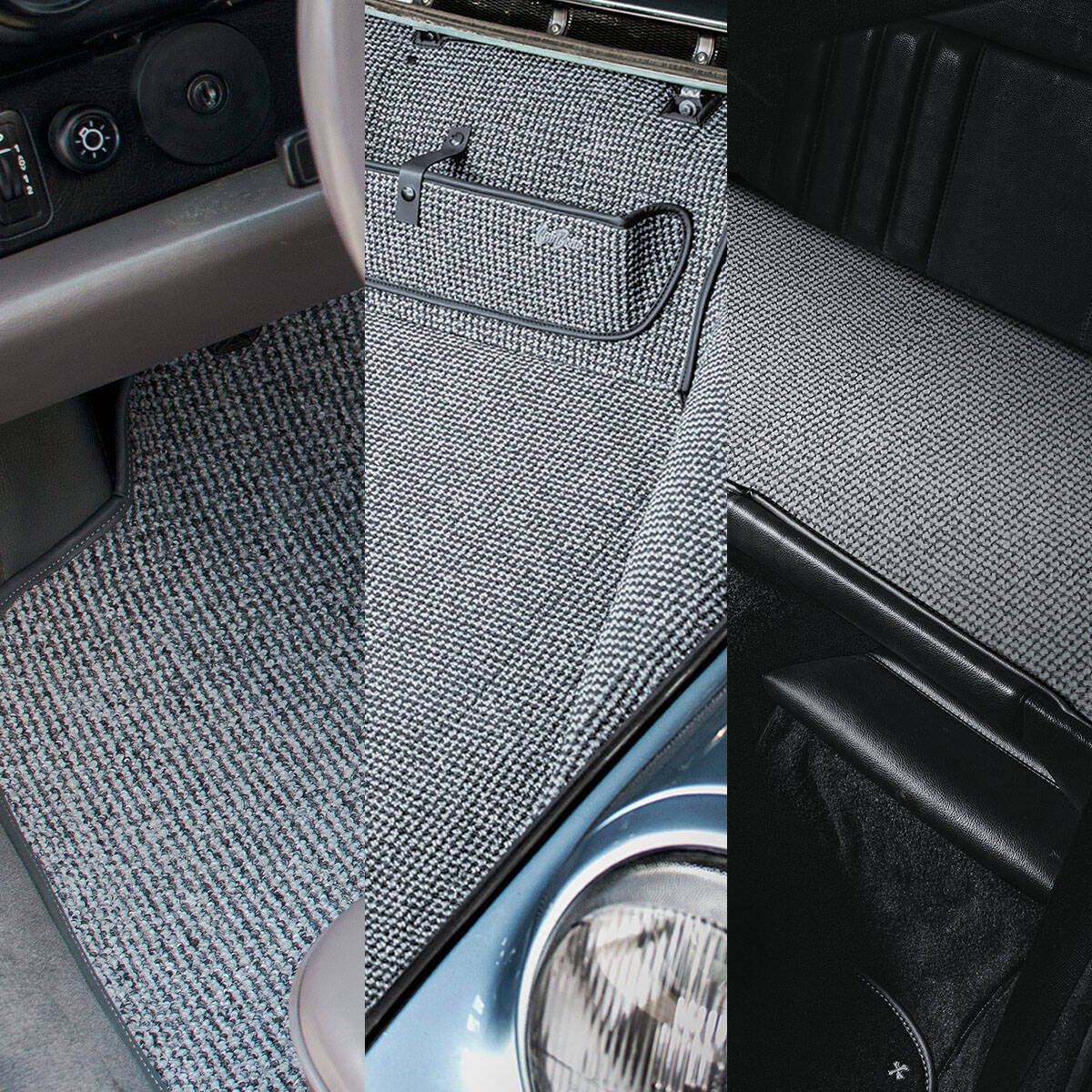 Driver Side Genuine Car Floor Mats Set Velour Anthracite 51 47 7 332 ...