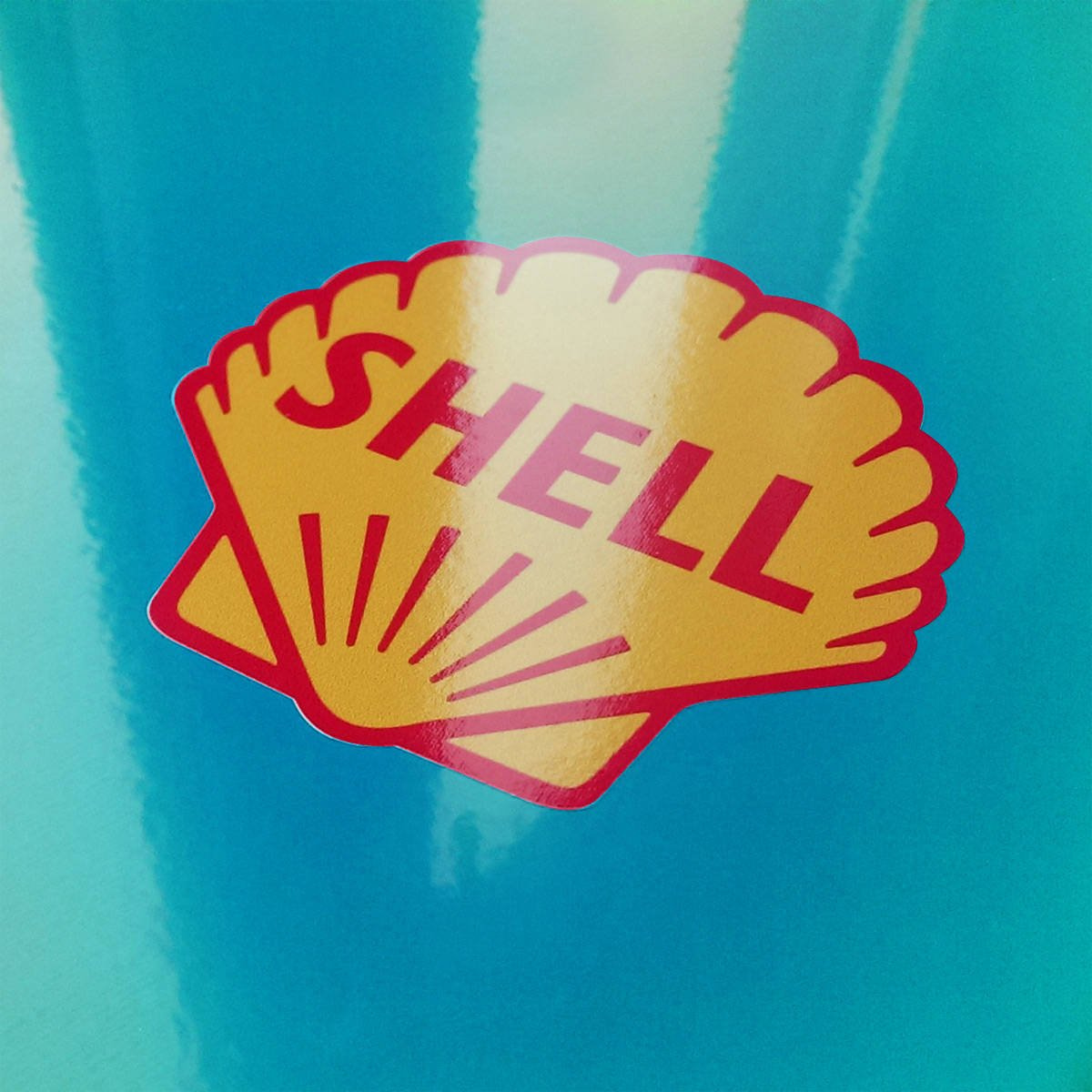 Vintage sticker – Shell 10 cm - CarBone