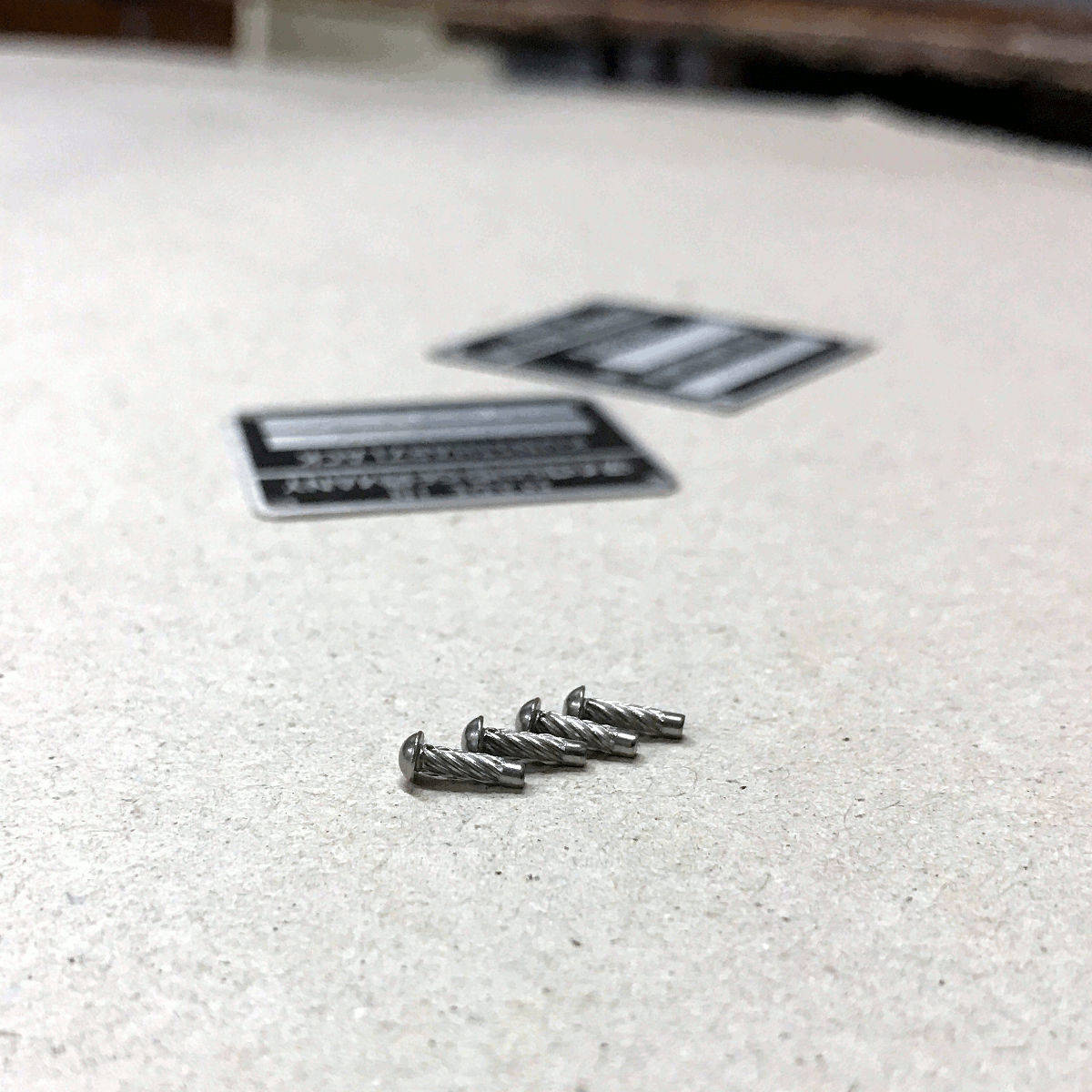 Rivets for color code and VIN door jamb plates (1964 - 1977) - CarBone