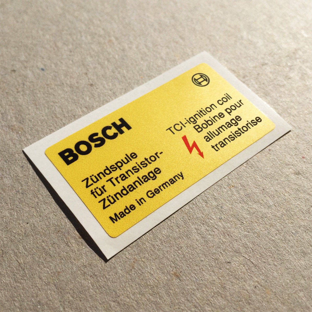 Bosch Coil Decal for 964 (1989 – 1994) - CarBone