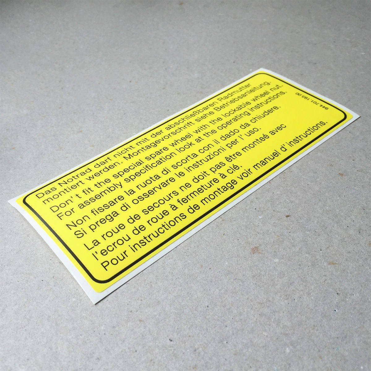 Engine bay stickers - CarBone #2