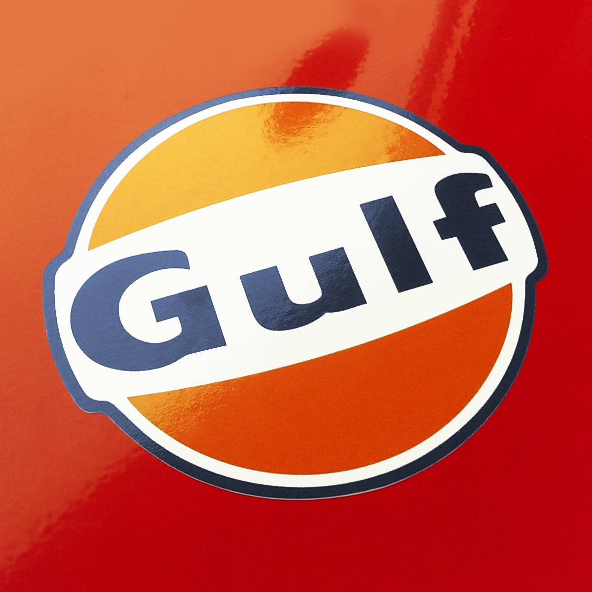 Vintage sticker – Gulf 10 cm - CarBone